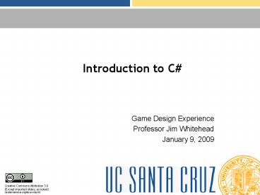 PPT – Introduction to C PowerPoint presentation | free to view - id ...