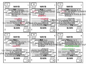 WAYBILL TICKETS presentation | free to view