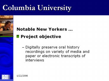 Columbia University presentation | free to view
