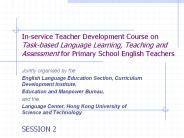 PPT – Task-Based Learning (TBL) PowerPoint presentation | free to view ...