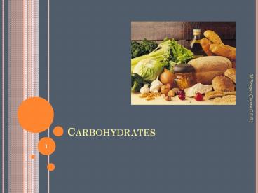 Biology 11 - Carbohydrates presentation | free to view