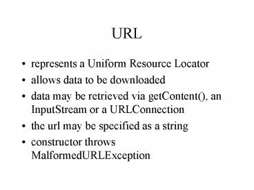 URL presentation | free to view