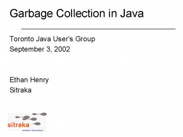 PPT – Garbage Collection in Java PowerPoint presentation | free to view ...