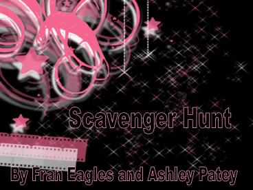 PPT – Scavenger Hunt PowerPoint presentation | free to view - id ...