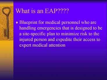 What is an EAP presentation | free to view