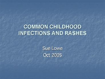 Ppt Common Rashes In The Newborn Powerpoint Presentation