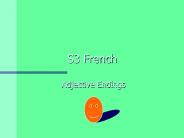 PPT – Adjectives in French PowerPoint presentation | free to view - id ...