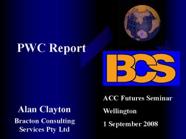 PWC Report presentation | free to view