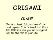 PPT – Origami PowerPoint presentation | free to download - id: 41fc74-NWY0Z