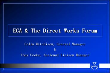 ECA presentation | free to download