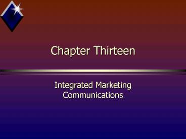 PPT – Chapter Thirteen PowerPoint presentation | free to download - id ...