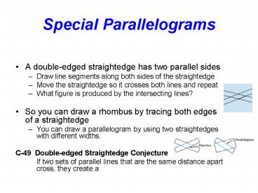 Special Parallelograms presentation | free to view