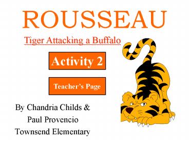 PPT – ROUSSEAU PowerPoint presentation | free to view - id: 1d9401-ZDc1Z