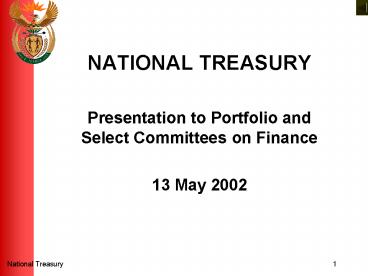 PPT – NATIONAL TREASURY PowerPoint presentation | free to download - id ...