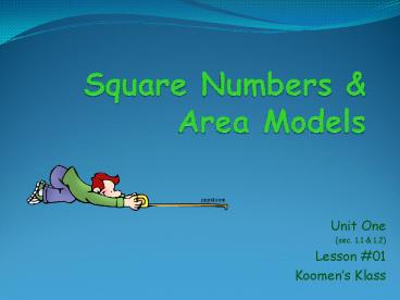 Square Numbers presentation | free to view