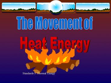 Heat Energy presentation | free to view