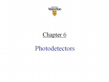 PPT – Photodetectors PowerPoint presentation | free to view - id ...
