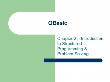 QBasic presentation | free to view
