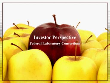 PPT – Investor Perspective PowerPoint presentation | free to view - id ...