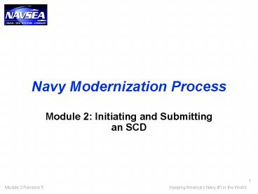 Navy Modernization Process presentation | free to view