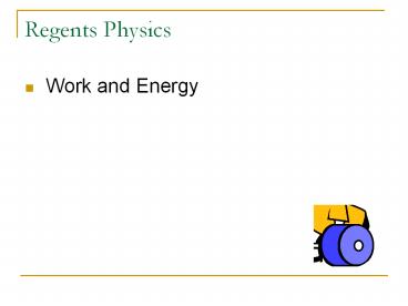 Regents Physics presentation | free to download