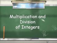 PPT – MULTIPLICATION OF INTEGERS PowerPoint presentation | free to view ...