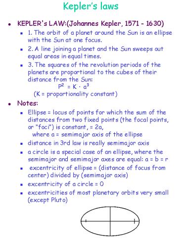 PPT – Kepler PowerPoint presentation | free to download - id: 1d2f8b-ZDc1Z