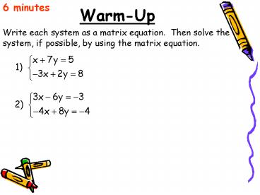 PPT – WarmUp PowerPoint presentation | free to view - id: 15b46c-OTAwN