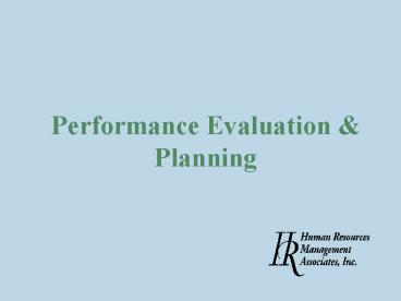 PPT – Performance Evaluation PowerPoint presentation | free to view ...