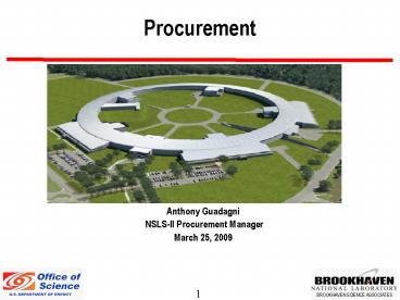 PPT – Procurement PowerPoint presentation | free to view - id: 1d1667-ZTRiN