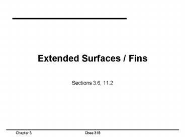 Extended Surfaces Fins presentation | free to view