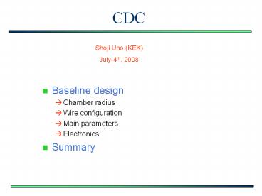 PPT – CDC PowerPoint presentation | free to download - id: 163ed3-ZDc1Z