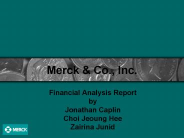 Merck presentation | free to view