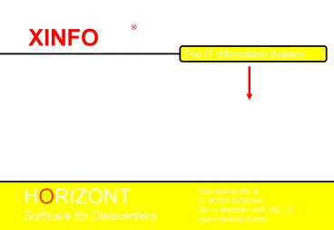 PPT – XINFO PowerPoint presentation | free to view - id: 168c4f-ZDc1Z