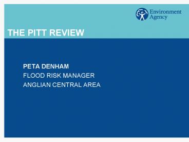 THE PITT REVIEW presentation | free to view