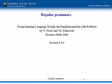 PPT – Programming Language Design and Implementation (4th Edition ...