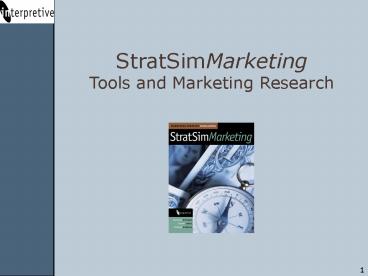StratSimMarketing presentation | free to view