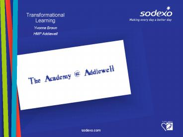 The Academy Addiewell presentation | free to view