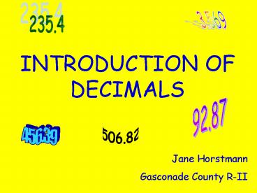 PPT – INTRODUCTION OF DECIMALS PowerPoint presentation | free to view ...