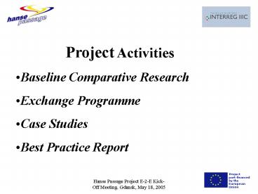 Project Activities presentation | free to view