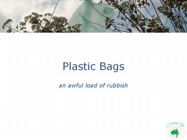 Plastic Bags presentation | free to download