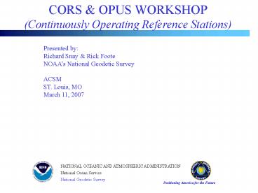 PPT – CORS PowerPoint presentation | free to view - id: 1a264f-OTdhN