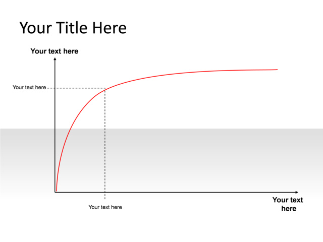 PowerPoint Slide - Curve Diagram - 1 line - red - PL363 ...