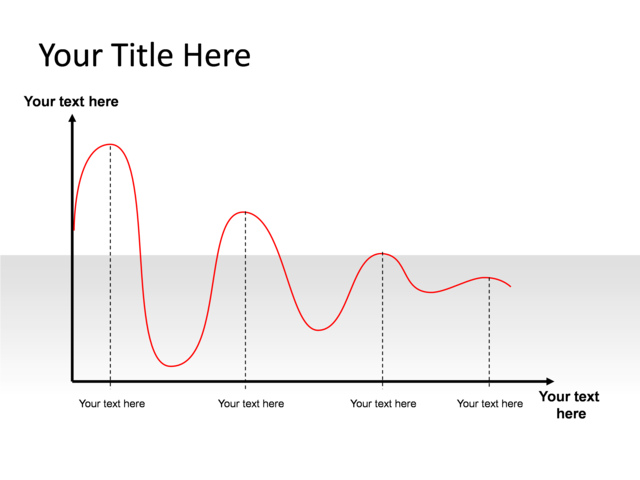 PowerPoint Slide - Curve Diagram - 1 line - red - PL371 ...