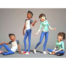 Cogswell College Students Release Second Batch of 3D Animatable Rigs ...