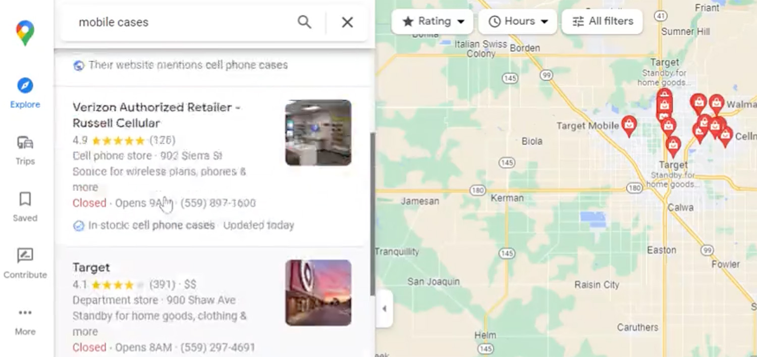 Google Maps Is Testing A New Sidebar Navigation