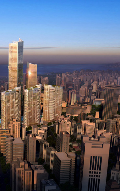 Eton Place Dalian Tower 1 - The Skyscraper Center