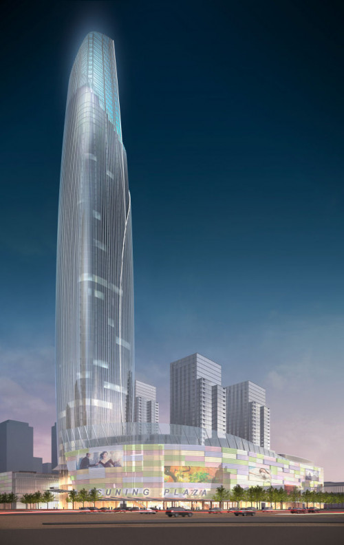 Foshan Suning Plaza Tower 1 - The Skyscraper Center