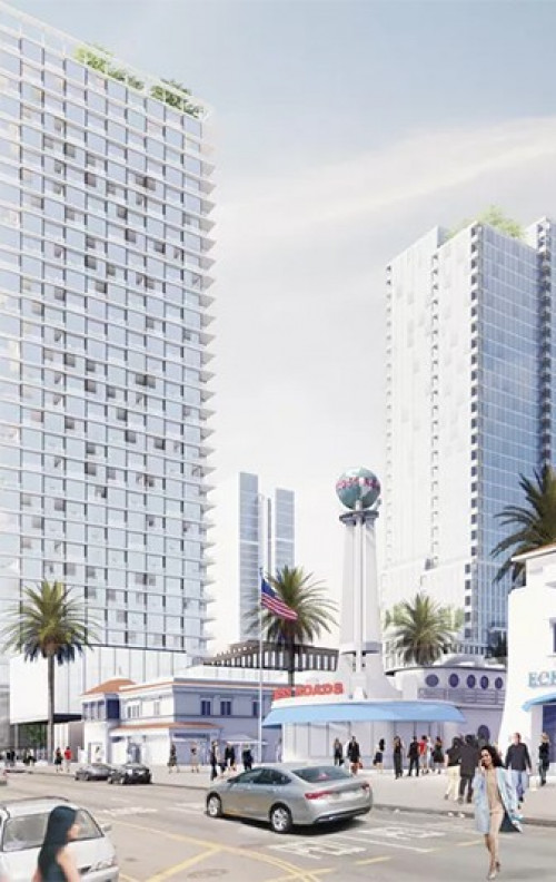 Crossroads Hollywood Apartment Tower - The Skyscraper Center