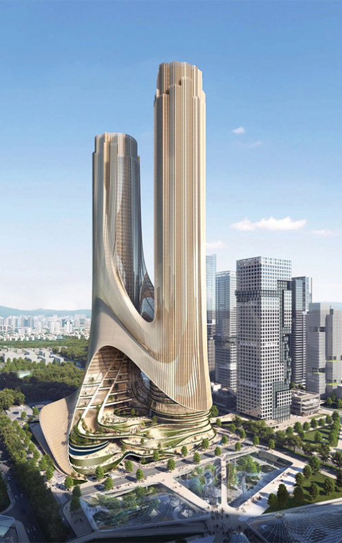 Shenzhen Bay Super Headquarters Base Tower C Complex - The Skyscraper ...